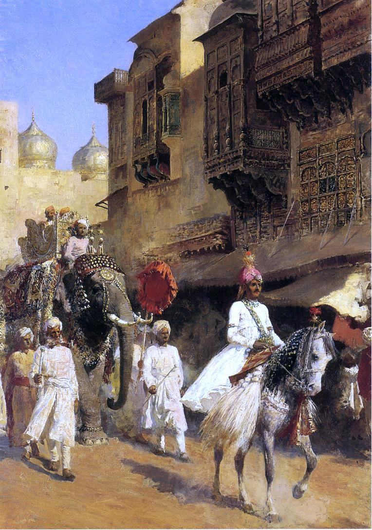 Edwin Lord Weeks Indian Prince and Parade Ceremony Oil Painting – Art ...