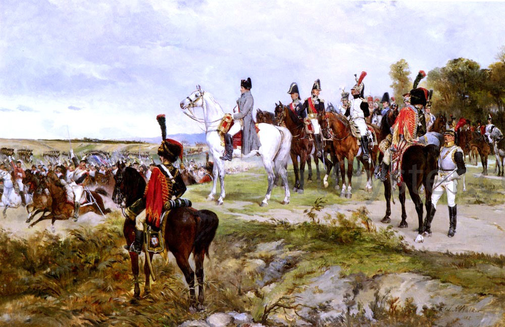 James Alexander Walker Napoleon Watching The Battle Of Friedland, 1807 ...