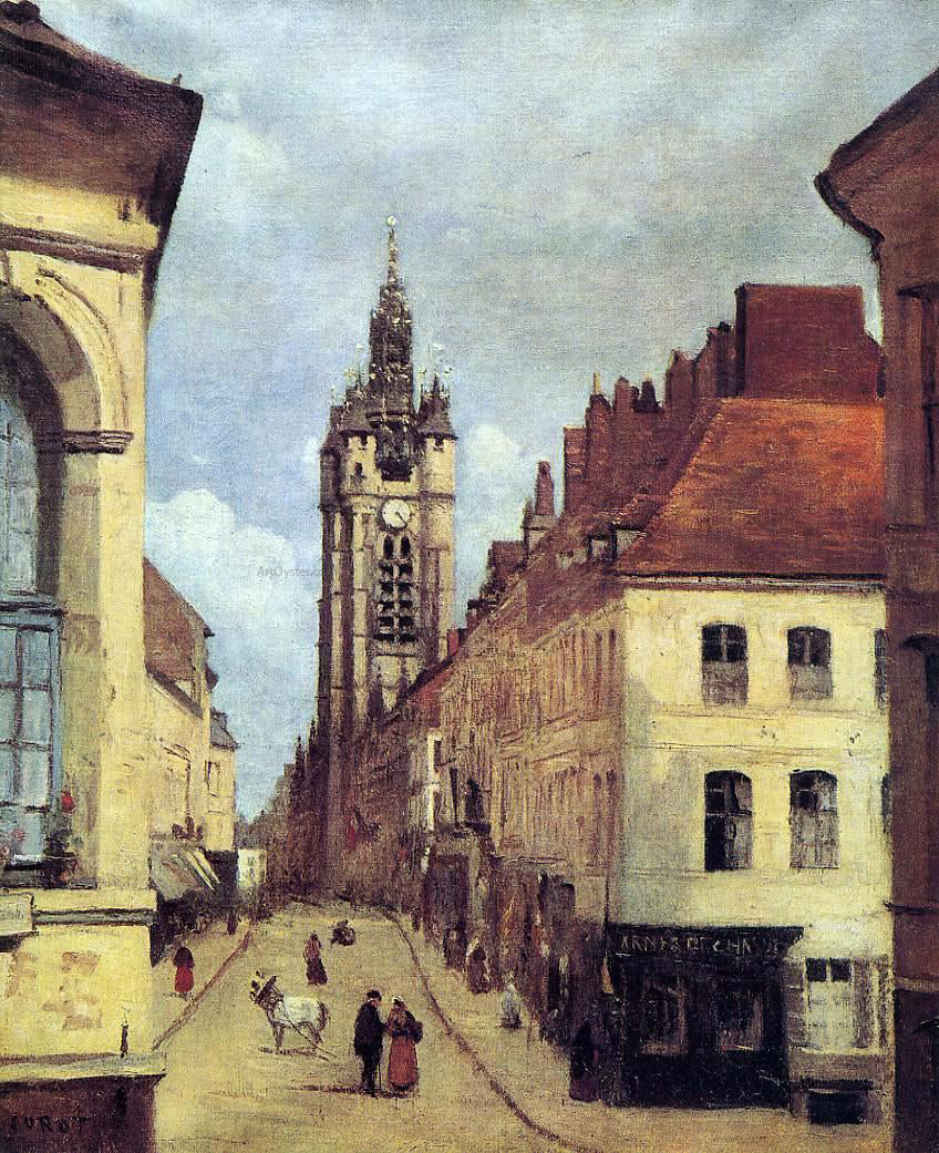 Jean-Baptiste-Camille Corot The Belfry of Douai Oil Painting – Art ...