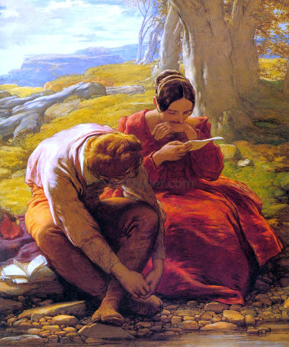 William Mulready The Sonnet Oil Painting – Art Oyster LLC